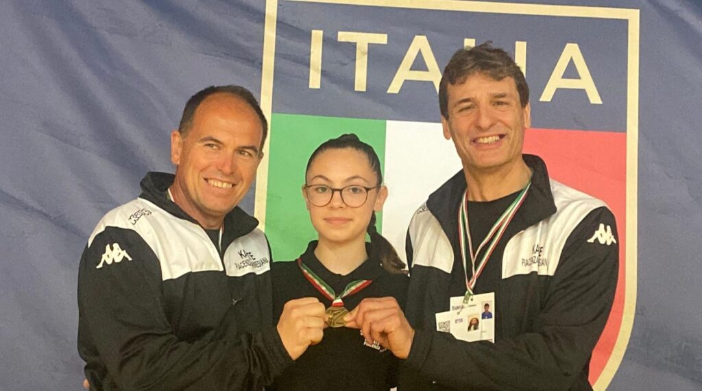 Karate Piacenza - Gaia Granelli sul podio al campionato italiano