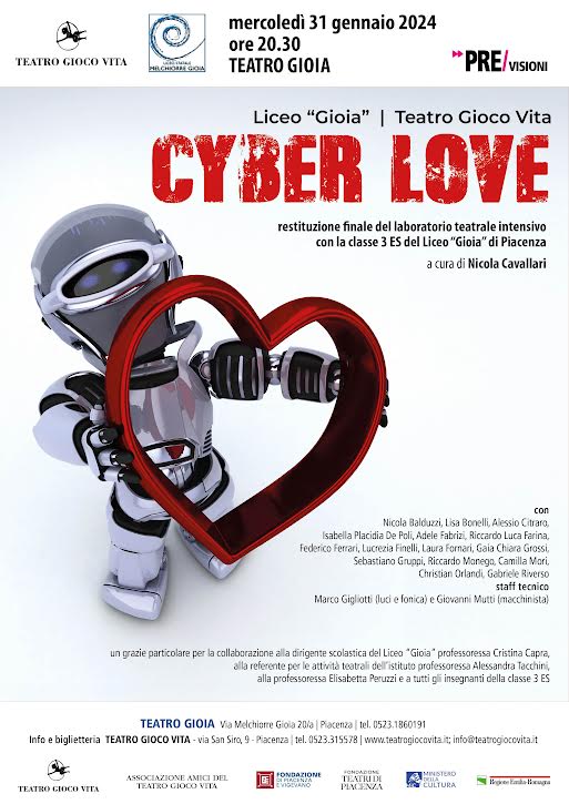 “Cyber Love”, il 31 gennaio al Teatro Gioia
