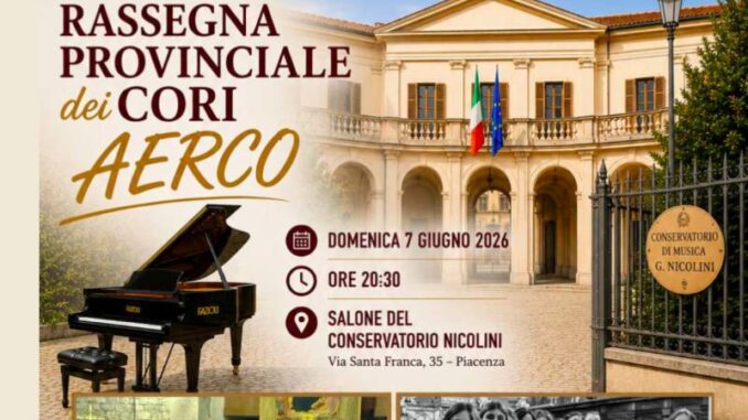 Rassegna Provinciale dei Cori Aerco il 7 giugno